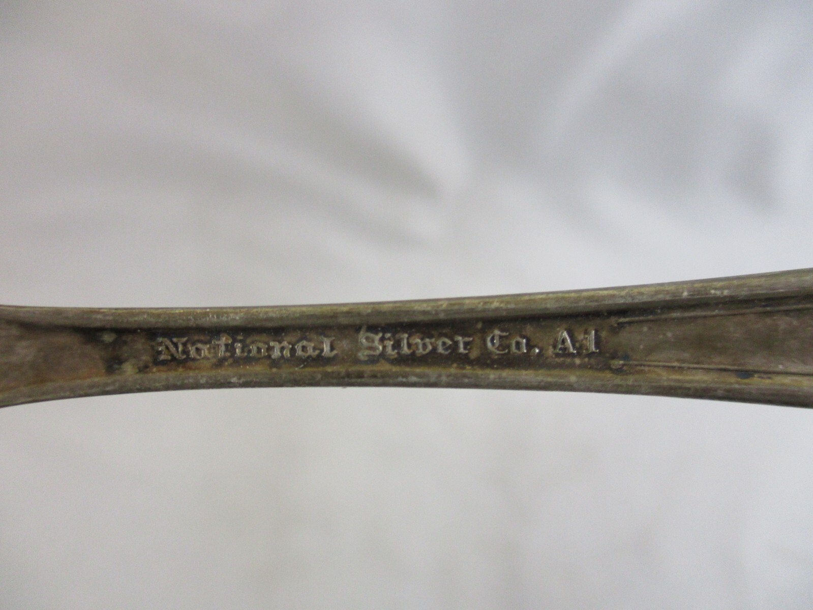 Vtg. National Silver Co A1 Rose & Leaf Silverplate Spoon | eBay