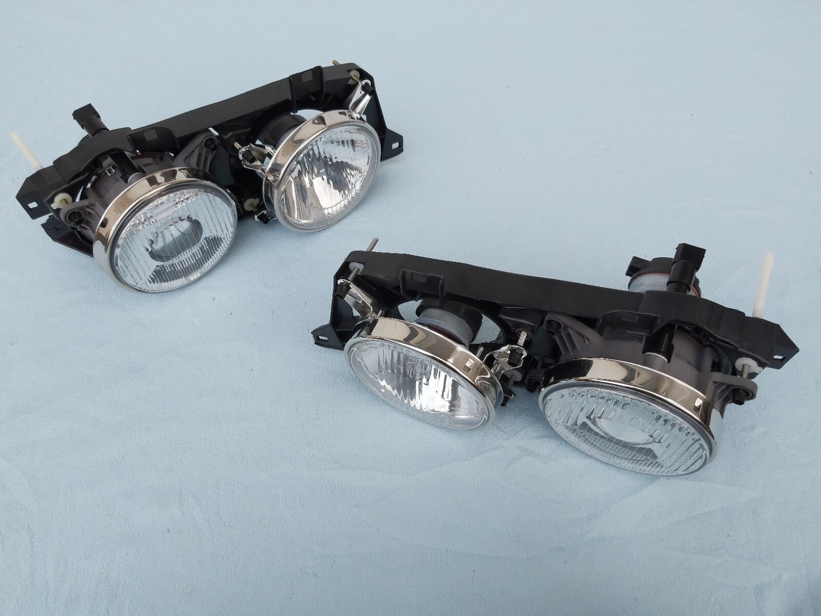 BMW E32 E34 M5 HELLA ELLIPSOID EURO CLEAR HEADLIGHTS,OEM, GENUINE BMW ...