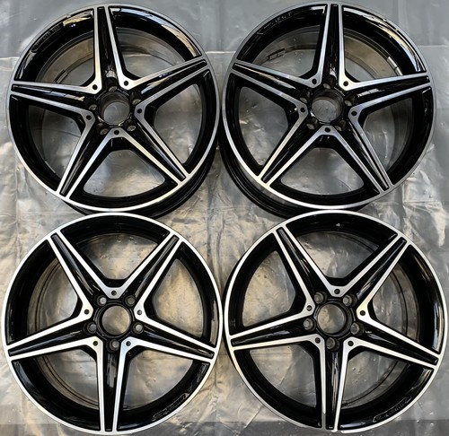 4 Originale Mercedes-Benz Cerchi AMG 7.5Jx18 ET33 A2054014800 C43 C450 ...