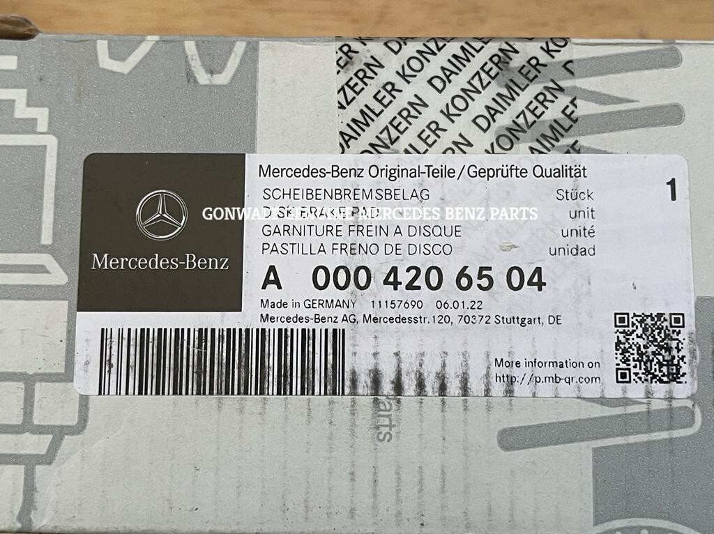 0004206504 Mercedes Benz Genuine ML63 AMG GL63 AMG GLE63 AMG Disk Brake ...