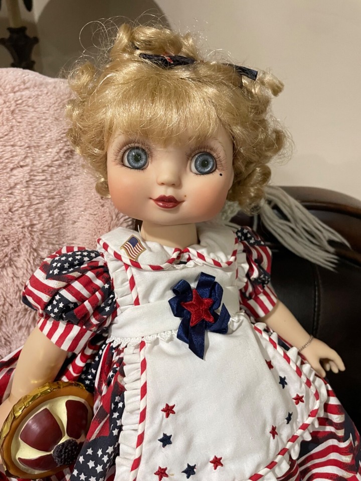 Marie Osmond Adora Belle Porcelain Doll Freedom Belle 15”. | eBay