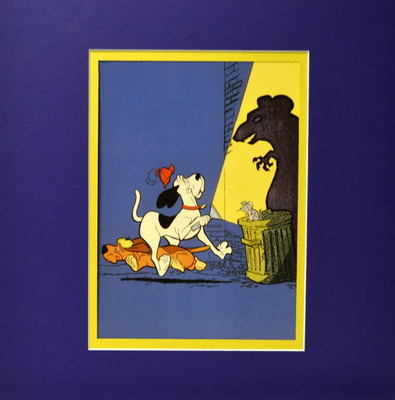 WOOFER & WIMPER - AFRAID Of The SHADOWS Print Professionally Matted HB ...