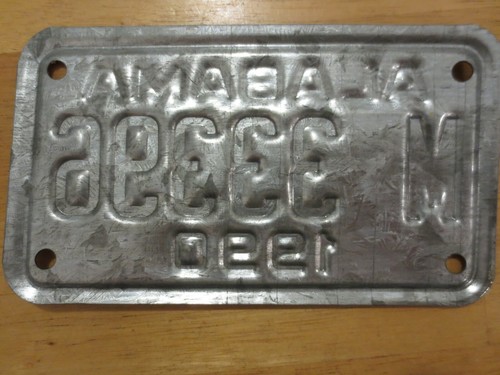 1970 ALABAMA MOTORCYCLE LICENSE PLATE rare uncirculated | eBay