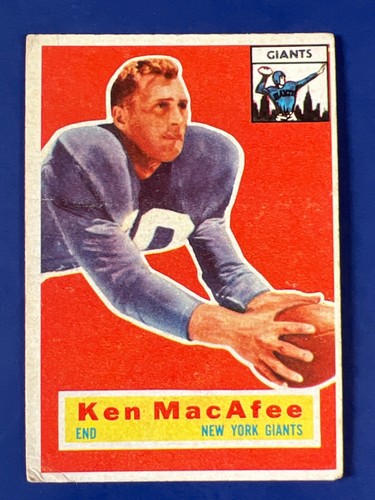 1956 Topps Ken MacAfee Football Card #65 VG (g54) | eBay