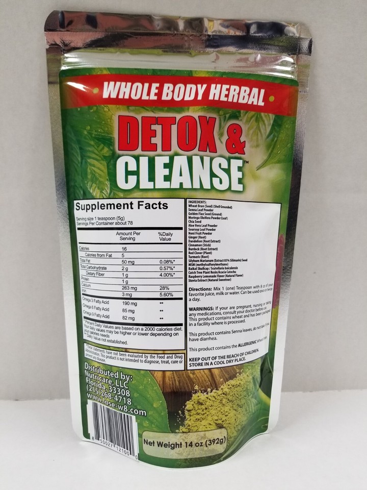Parasite Intestinal Cleanse Colon Cleanse Super Flush Detox Powder - 14 ...