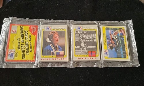 HISTORY'S GREATEST OLYMPIANS TRADING CARD SEALED RACK PACK 1983 Bruce ...