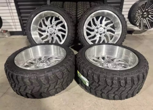 22x12 TIS 544BSM WHEELS RIMS 33" MT TIRES TACOMA 4RUNNER FJ 6x139.7 -44 ...