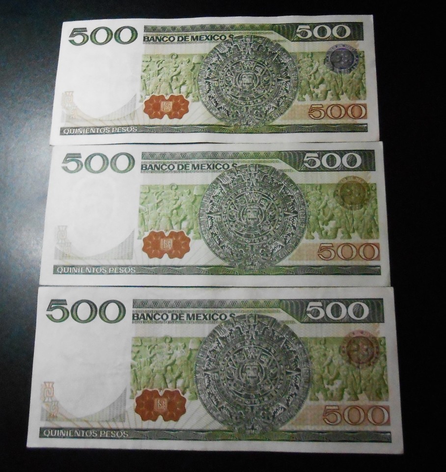 3-1981 500 PESO EL BANCO DE MEXICO | eBay