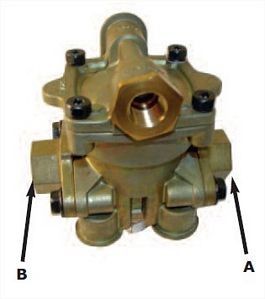 Newstar S-11417 Spring Brake Control Valve, Replaces 40770 P ...