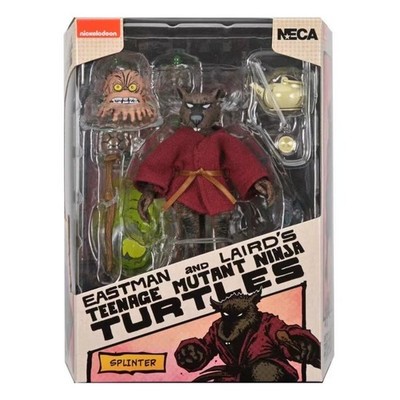 NECA TMNT Splinter 7" Posable Figure | Ninja Turtle Sensei | Rat Master ...