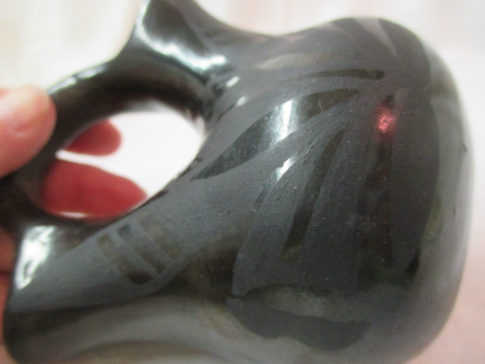 Vintage 1980 NM SDP Santa Domingo Pottery Wedding Vase signed Marie ...