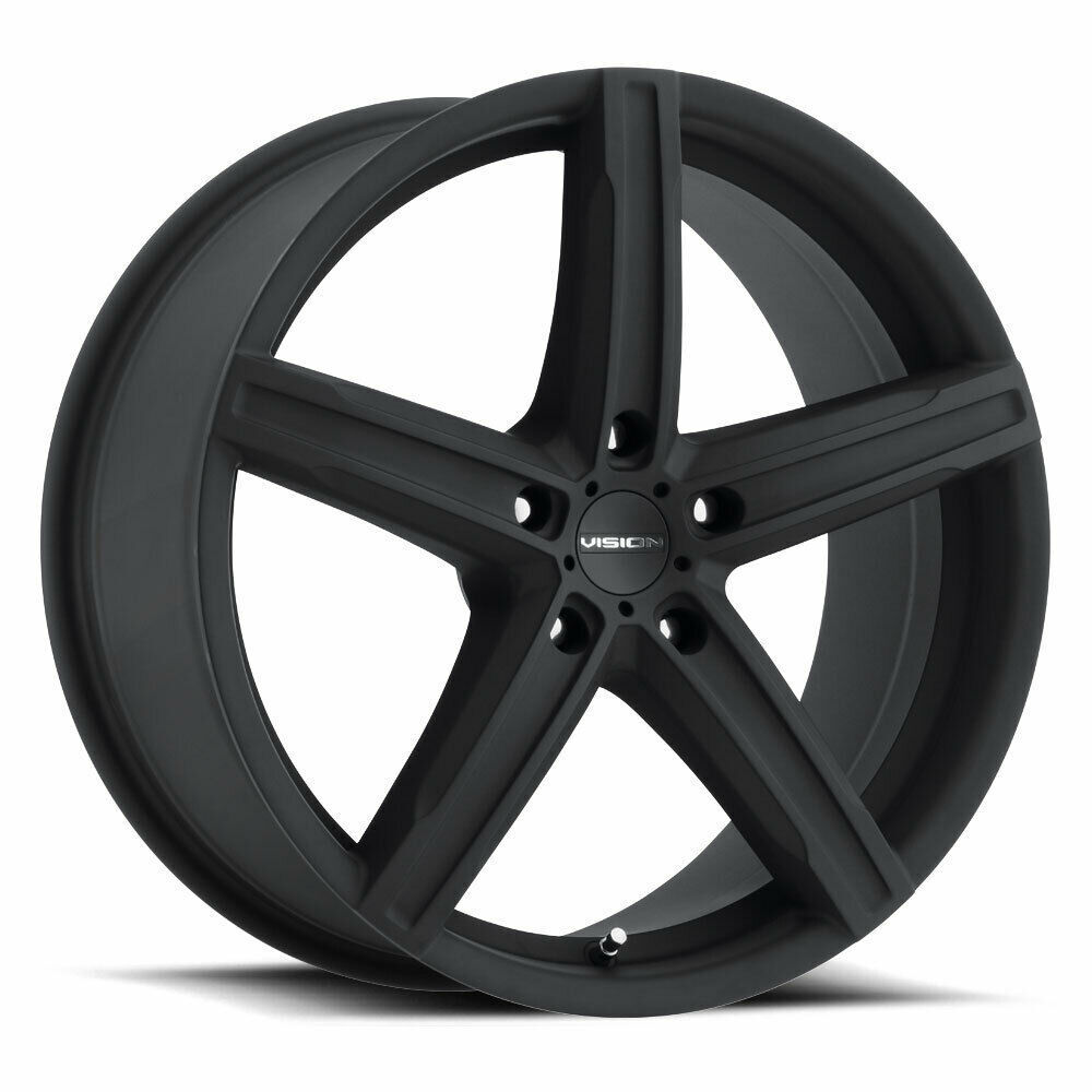 Set 4 17" Vision Street 469 Boost Satin Black Wheels 17x7 5x120 38mm ...