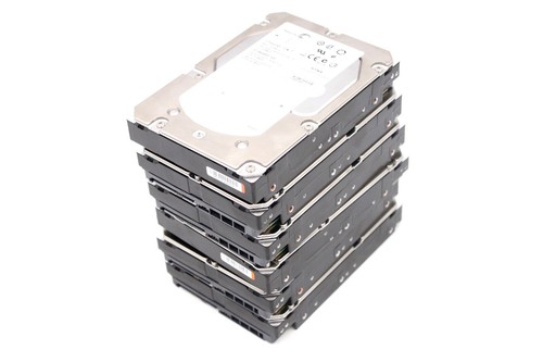 LOT OF 6 Dell Seagate Cheetah 15K.7 600GB 15K RPM SAS HDD Hard Drive ...