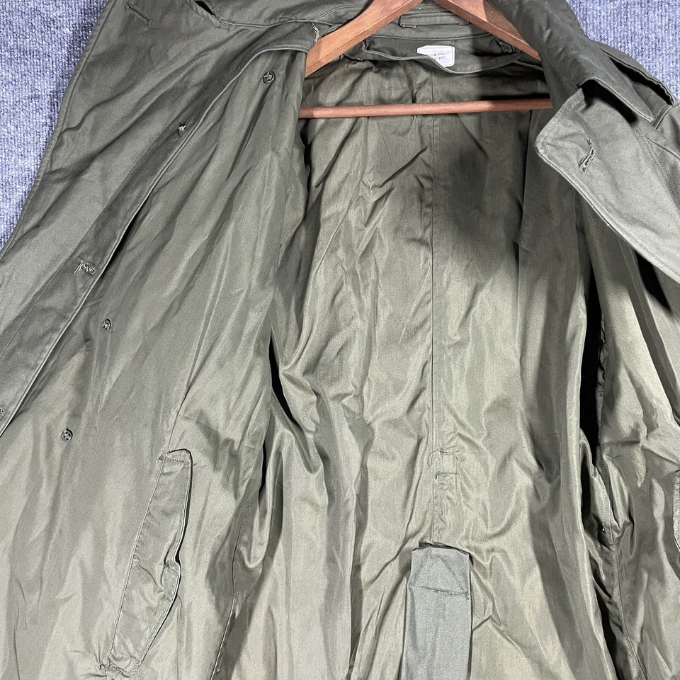 VTG US Military Jacket Mens Medium Short Green Overcoat OG 107 Army 5th ...