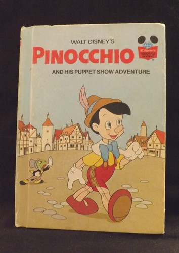 1973 PINOCCHIO WALT DISNEY BOOK RANDOM HOUSE BOOK CLUB EDITION HARD ...