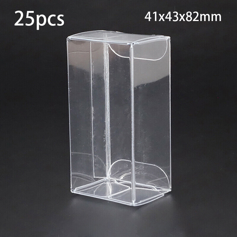 25PCS Plastic Gift Box Transparent Box Model 1/64 Car Toy Display Show ...