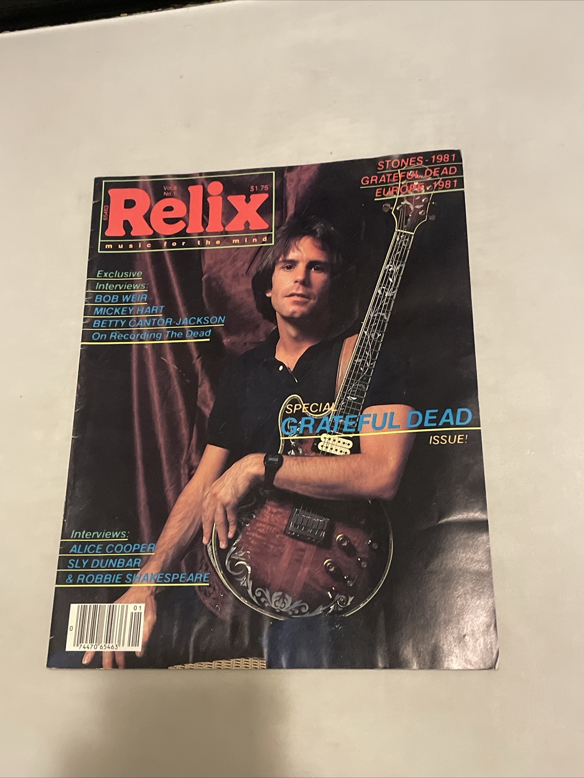 Vintage Dead Relix Magazine 1981 Vol. 9 No. 1 - Grateful Dead Bob Weir ...