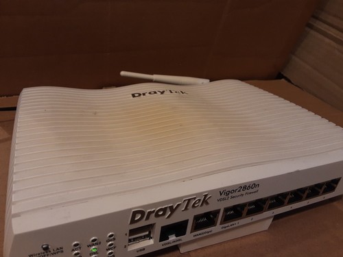 Draytek Vigor2860n Annex A VDSL2 Security Firewall Gigabit Wireless ...