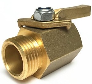 Heavy Duty 9 OZ Solid Brass Shut Off Ball Valve 3/4" GHT/NST/NH Thread ...