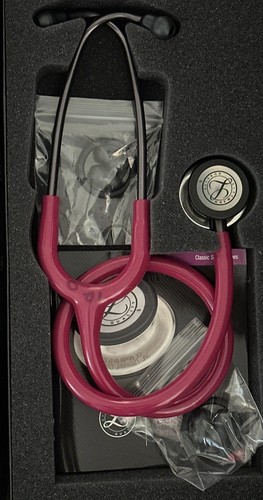3M Littmann Classic III Stethoscope with 27" Raspberry Tube | eBay