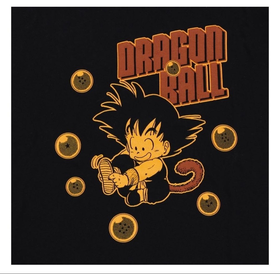 Dragon Ball Goku Foam Print T-Shirt XL New Jump Shop Exclusive | eBay