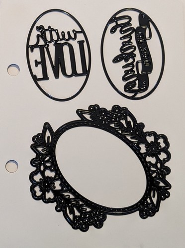 HSN Diamond Press Sentiments Auto Ship 1 Stamp and Die Kit 0021 | eBay