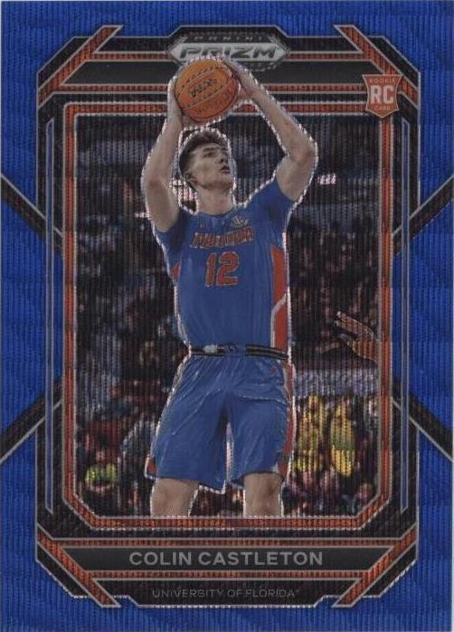 2023 Panini Prizm Draft Picks - Colin Castleton #45 Blue Wave Prizm ...