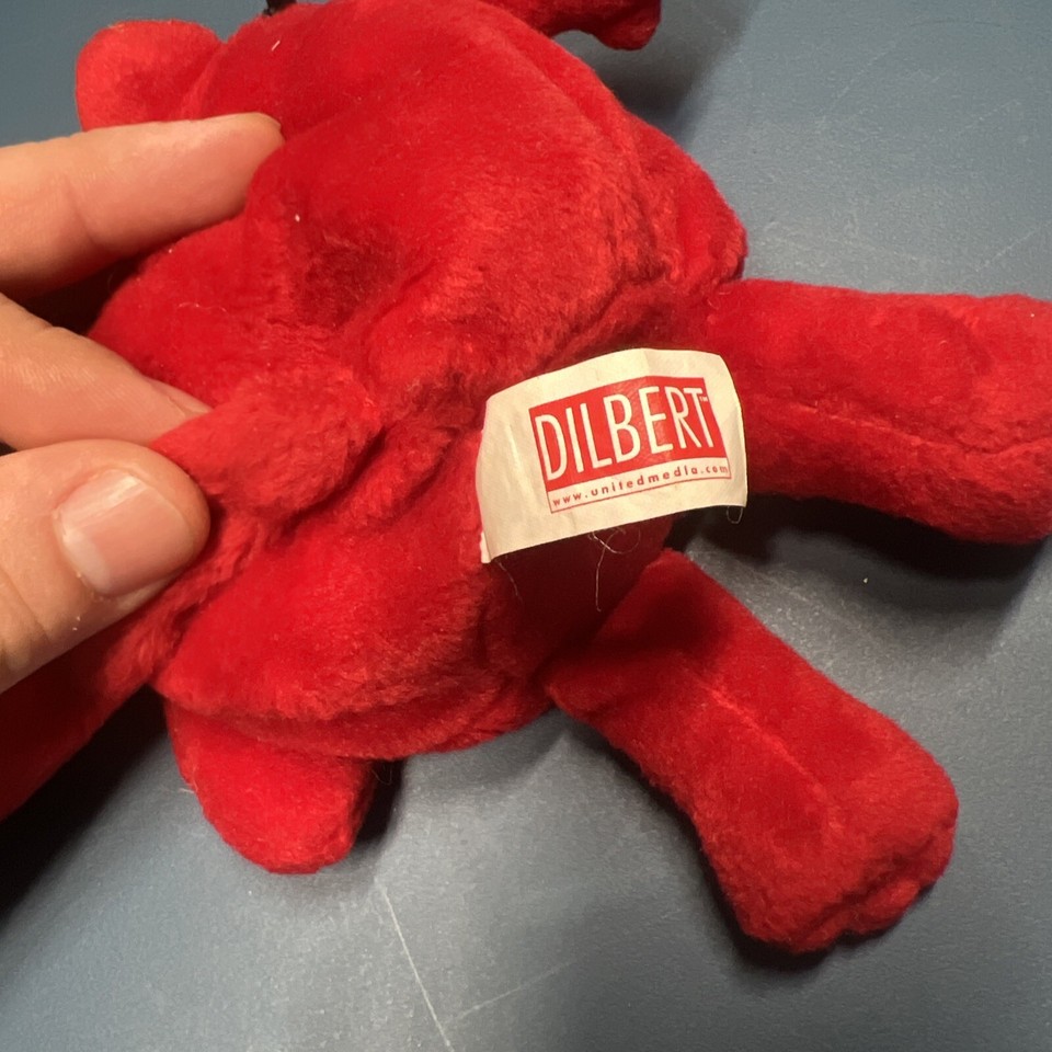 Gund Dilbert Catbert 6” Plush Red Bean Bag Toy | eBay