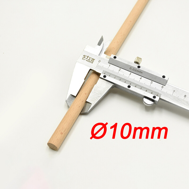 Wooden Dowel Rod 5,8,10,12,15,18,20-60mm Diameters x 100/200/300mm Wood ...