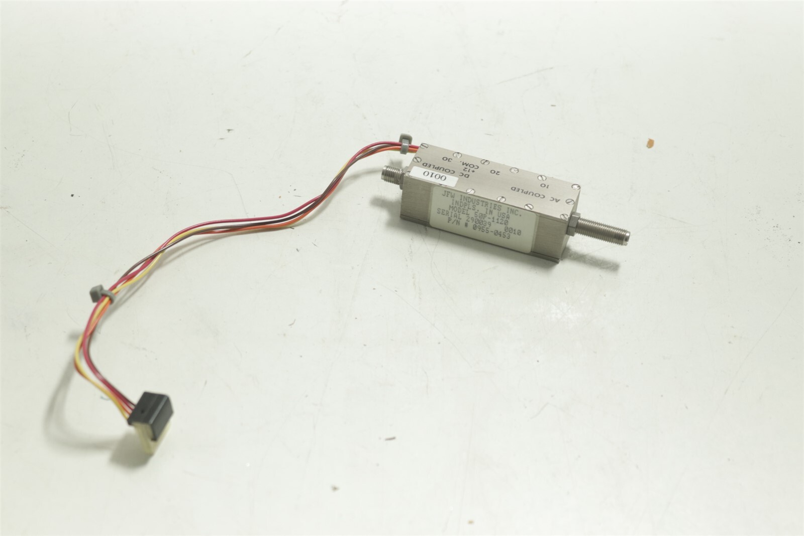 Hp Agilent 8590A Spectrum Analyzer 10 kHz - 1.5 GHz JFW Industries 50P ...