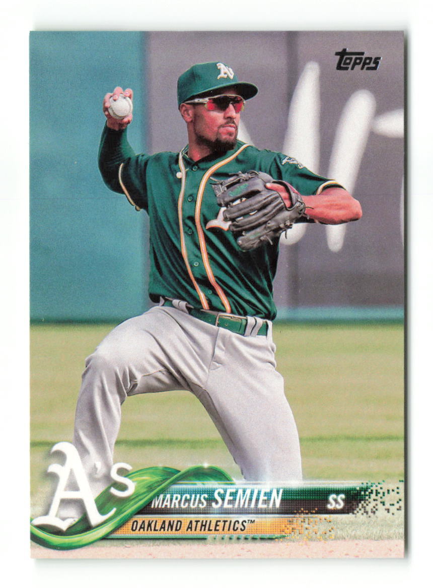2018 Topps Marcus Semien #198 Oakland Athletics Baseball Card | eBay