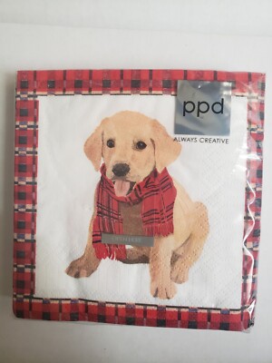 PPD Brand Monty, dog Cocktail Napkins 20-3 ply | eBay