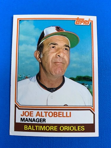1983 Topps Traded - #3T Joe Altobelli for sale online | eBay