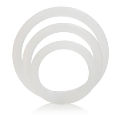 3x Pure Silicone Penis Erection Enhancer Prolong Cock Ring ED Solution ...