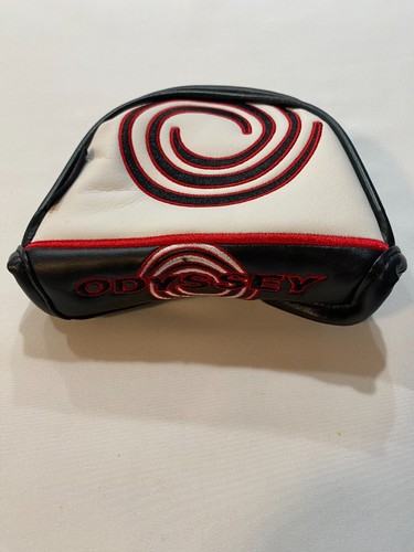 NEW Odyssey Swirl Mallet 2 Ball Putter Headcover Black Red White ...