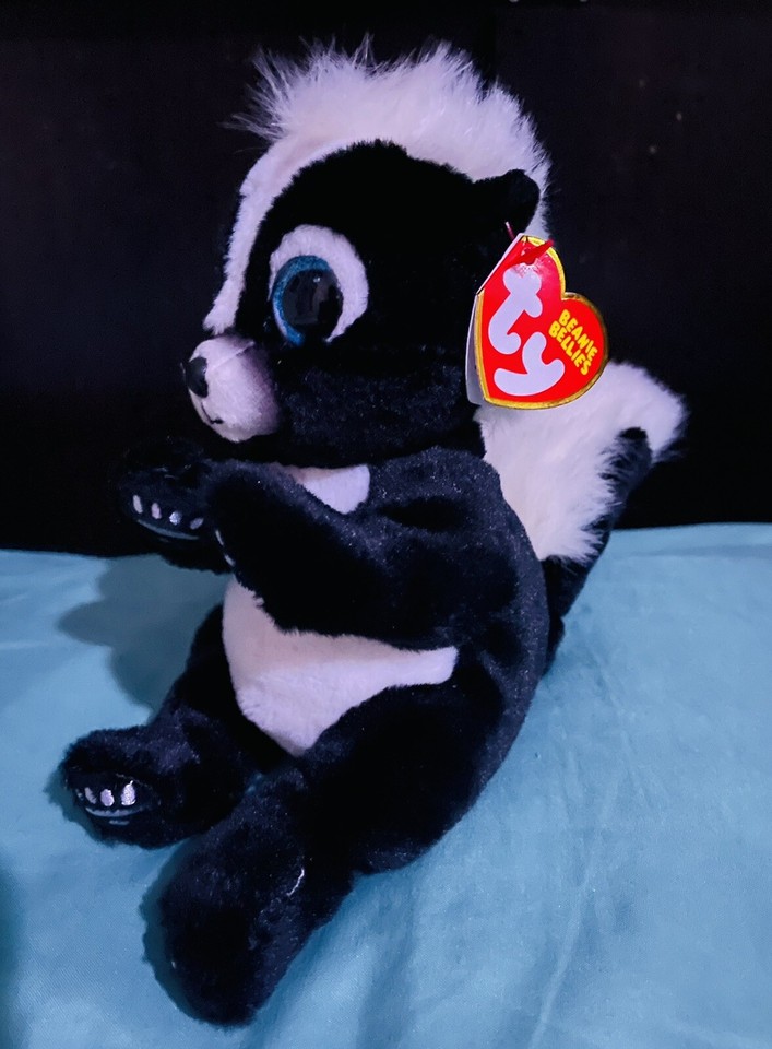 TY Beanie Bellies Rukus the Skunk Plush Stuffed Animal With Tags | eBay