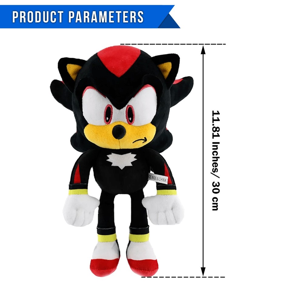 Sonic The Hedgehog SUPER SHADOW PLUSH 12" Super Sonic Ray TAILS PLUSH ...