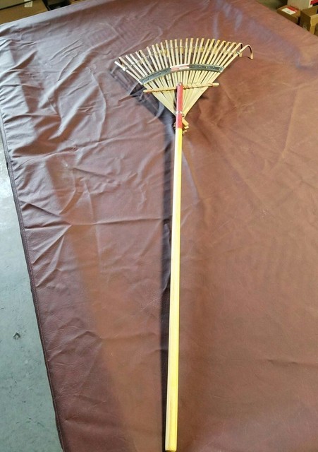 Bond 848 24-inch Deluxe Bamboo Lawn Rake for sale online | eBay