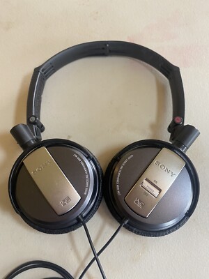 Sony Noise Canceling Headphones Wired On-Ear Black Model MDR-NC7 Tested ...