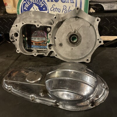 HARLEY IRONHEAD 1967 Xlch Vintage HD XLCH LEFT SIDE CASE And Primary | eBay