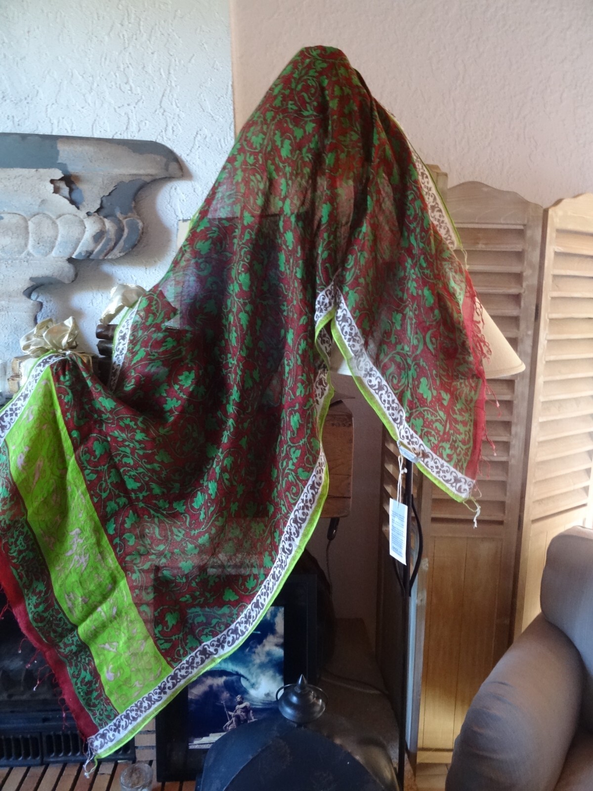 SUBLIME FOULARD ECHARPE ETOLE AUTHENTIQUE NEUF " EPICE " Valeur 150 ...