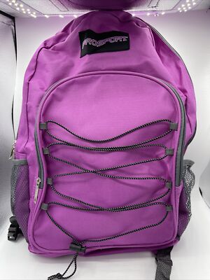 ProSport Bungee Purple Backpack B6680 19” School Bag Kids Pack Girls ...