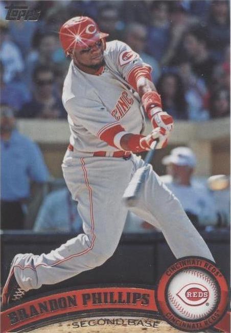 2011 Topps - Brandon Phillips #630 Diamond Sparkle for sale online | eBay