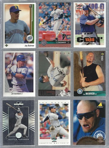 Jay Buhner Lot of 36 ML Baseball Trading Cards Mariners & Yankees | eBay