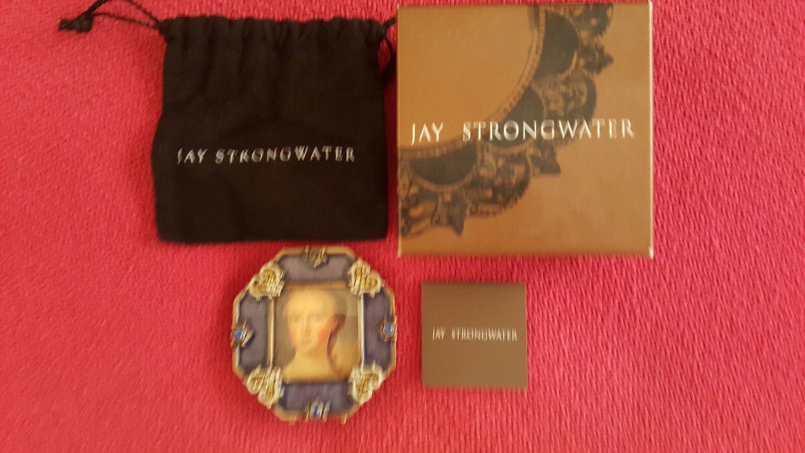 Jay Strongwater Octagonal Picture Frame Perfect Condition with Logo Bag ...