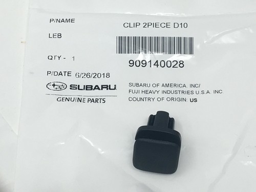 2003-2006 Subaru Baja Rear Bumper Cover Retainer Clip SET 909140028 (x ...