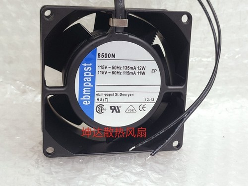 1 PCS Cooling Fan TYP 8500N AC 115V 8CM 8038 2 WIRE all-metal fan | eBay