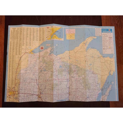Wisconsin Road Map Courtesy of Phillips 66 1977 Edition | eBay