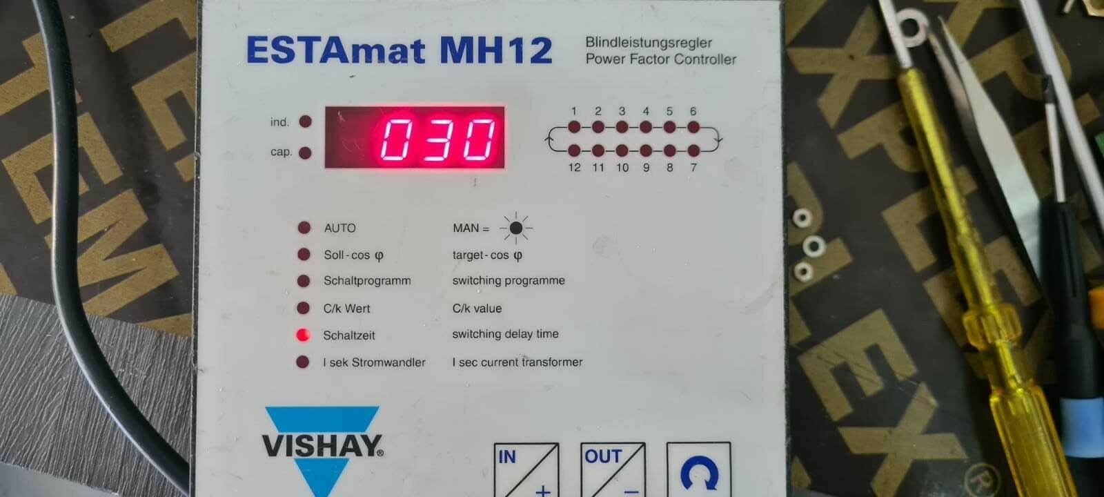 ViSHAY Electronic ESTAMAT MH12 Power Factor Controller for sale online ...