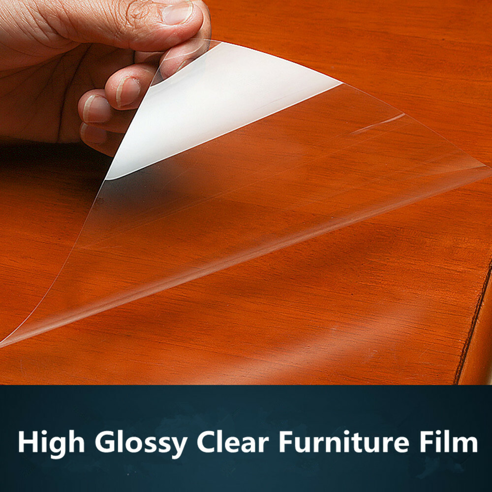 4 MIL Transparent Glossy Furniture Protection Film Table Protective ...